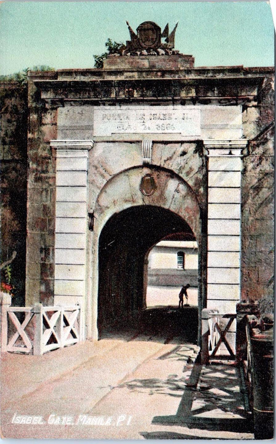 MANILA, Philippine Islands ISABEL GATE c1910s Postcard | Australia ...