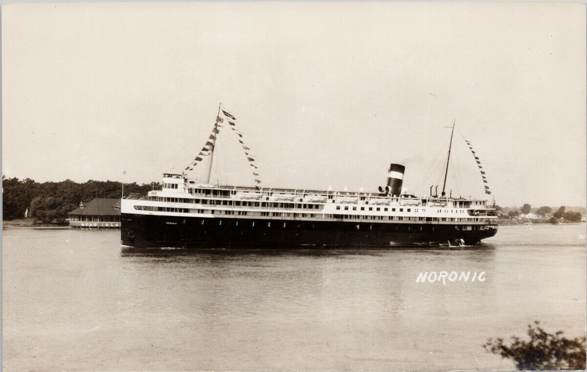 SS 'Noronic' Ship Steamship Unused Real Photo Postcard G80 | Other ...