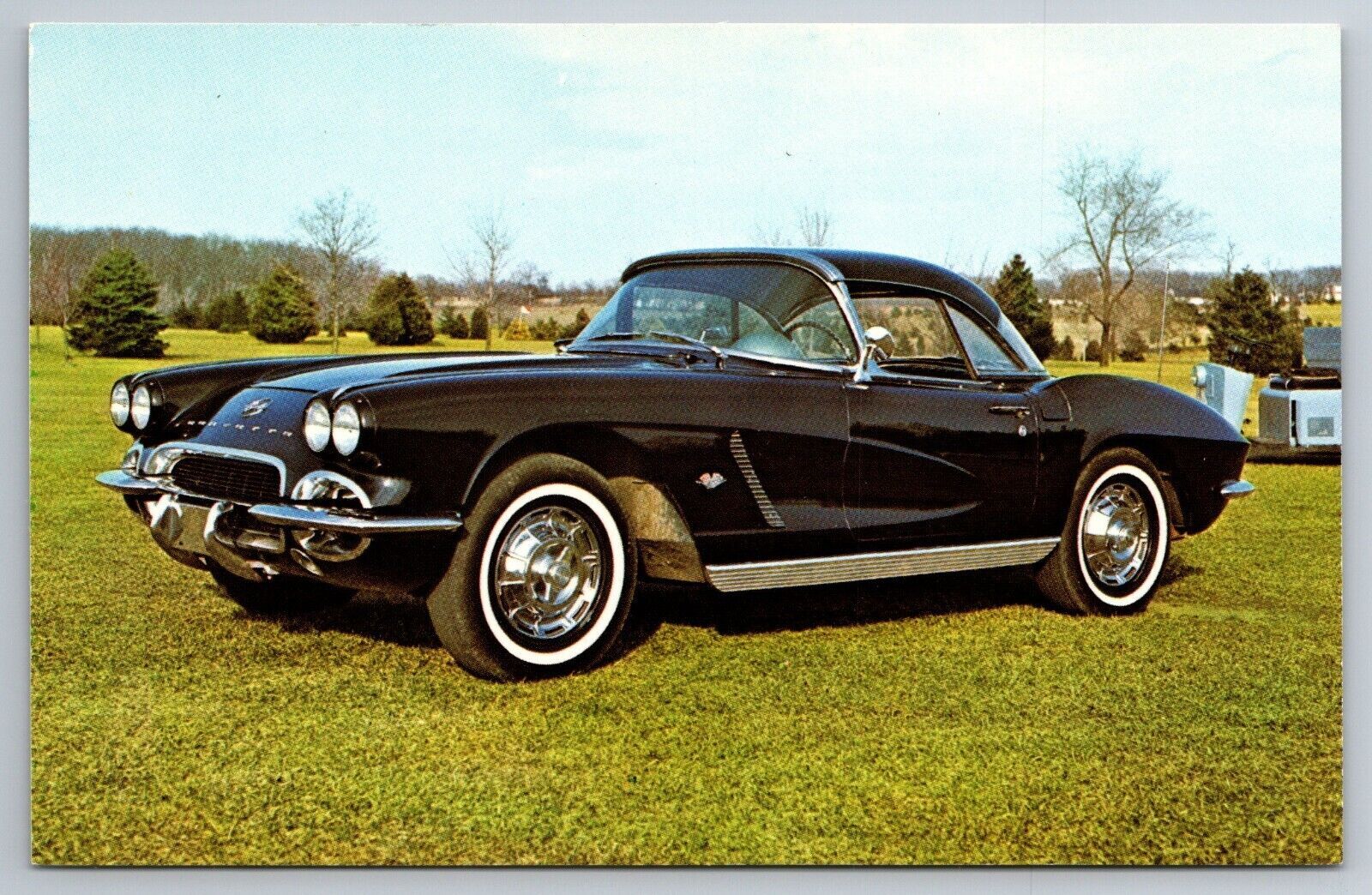 1962 Corvette Black Roaring 20 Autos NJ Museum Postcard | United States ...