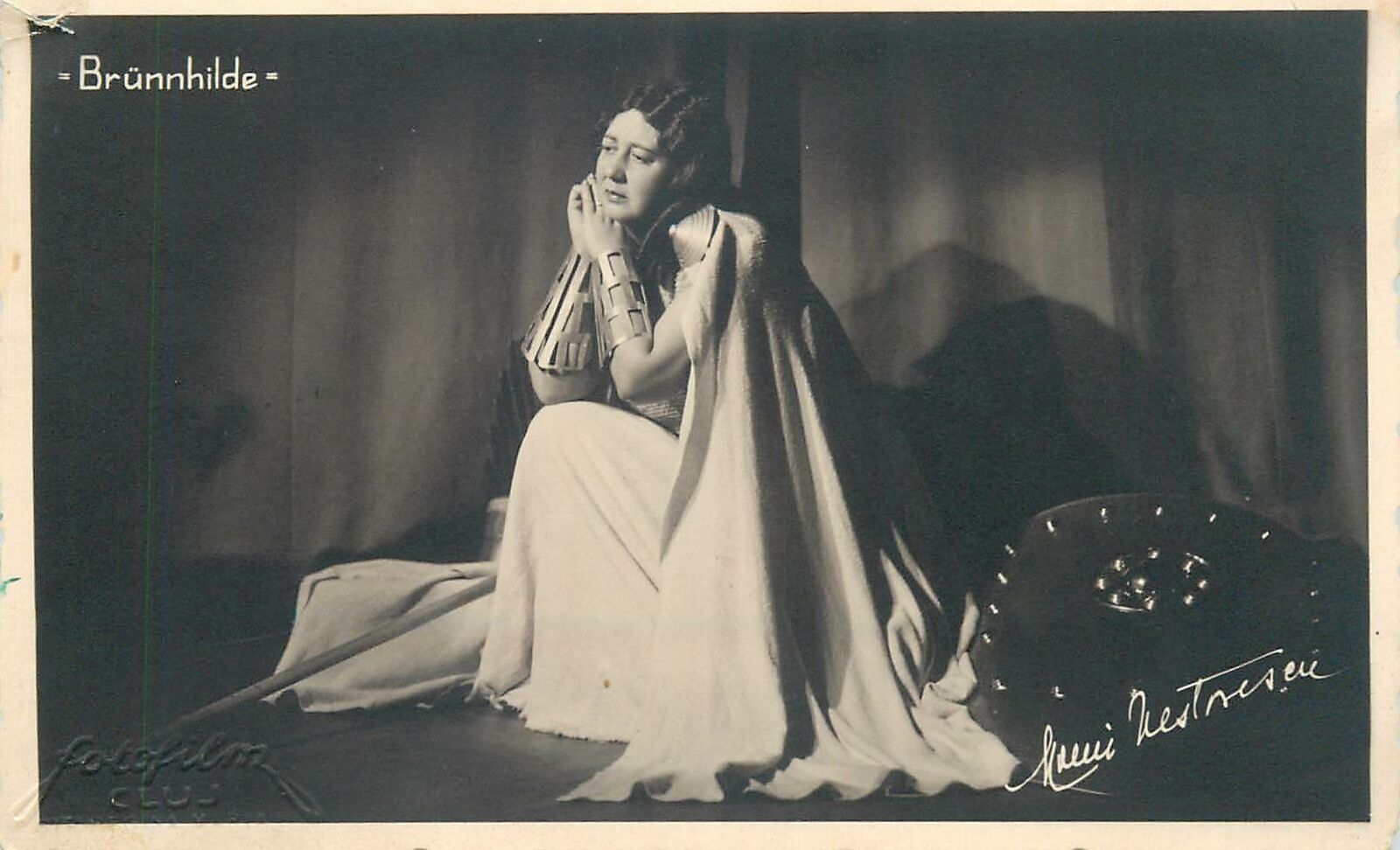 Actress Postcard person to identify "Brunnhilde" opera play aspect ...