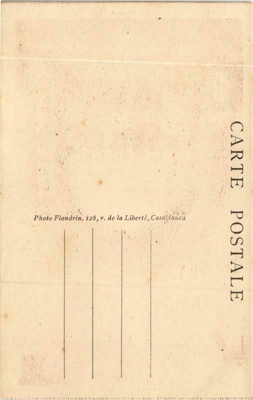 PC CPA Casablanca Quartier reserve Prostitution FEMALE ETHNIC NUDE ...