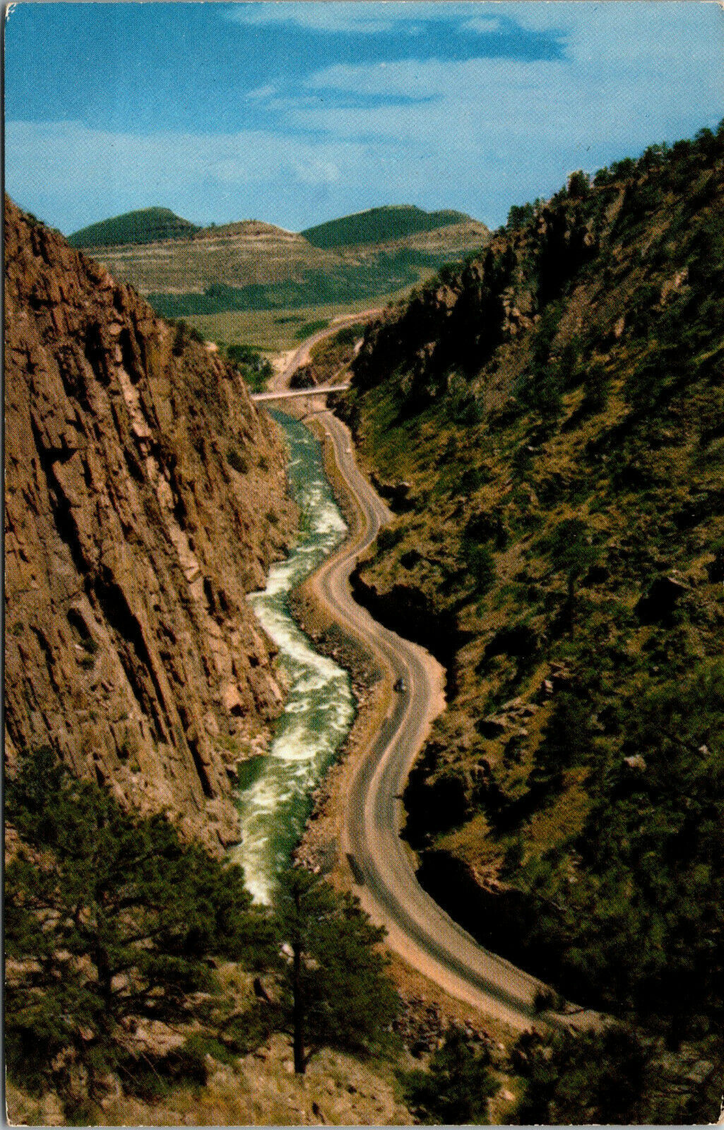 Vtg Big Thompson Canyon Narrows East Entrance of Estes Park Colorado CO ...