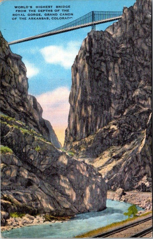 Colorado Royal Gorge Suspension Bridge World's Highest Bridge | United ...