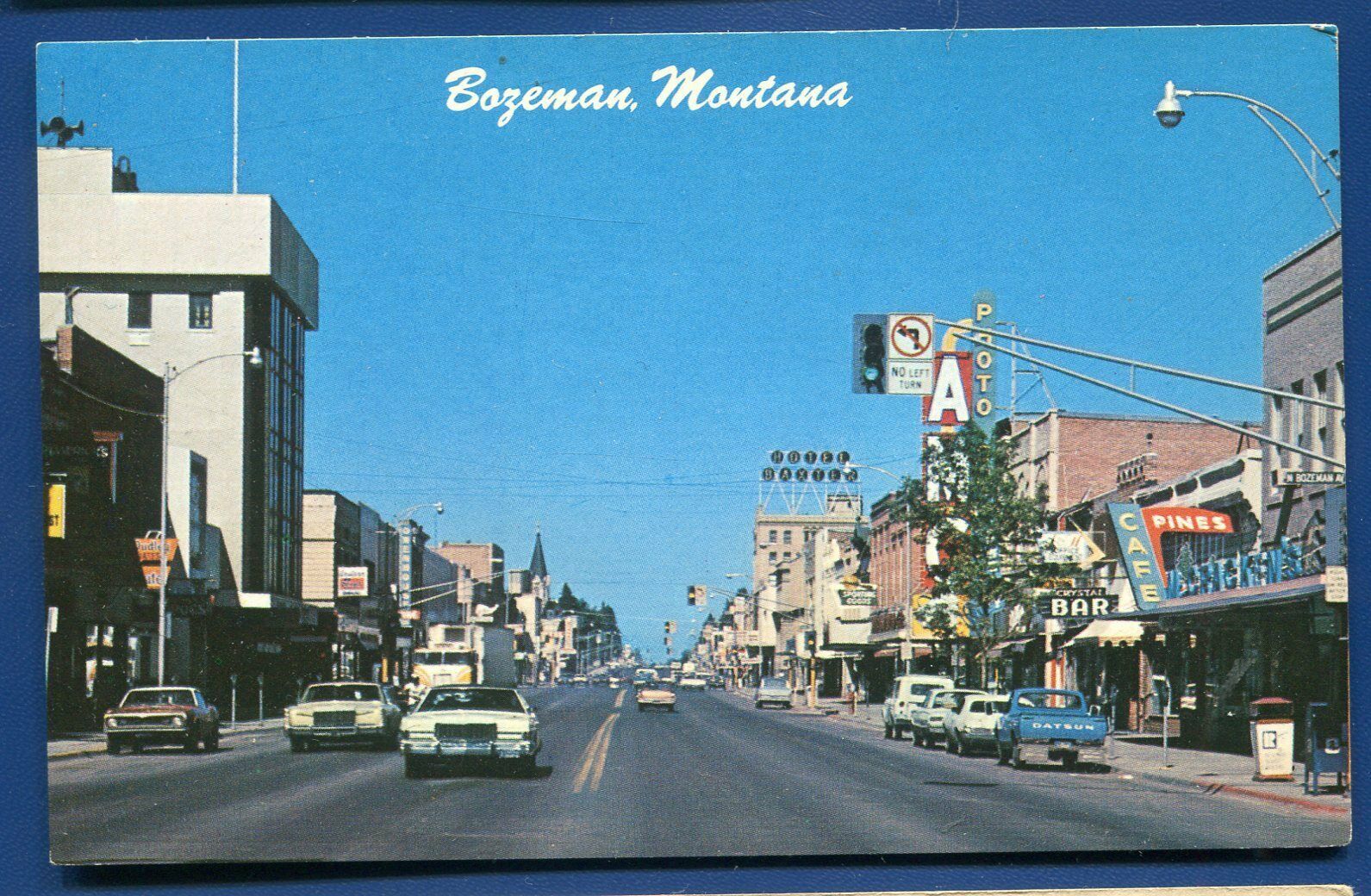 Bozeman Montana mt Street view Postcard | United States - Montana ...