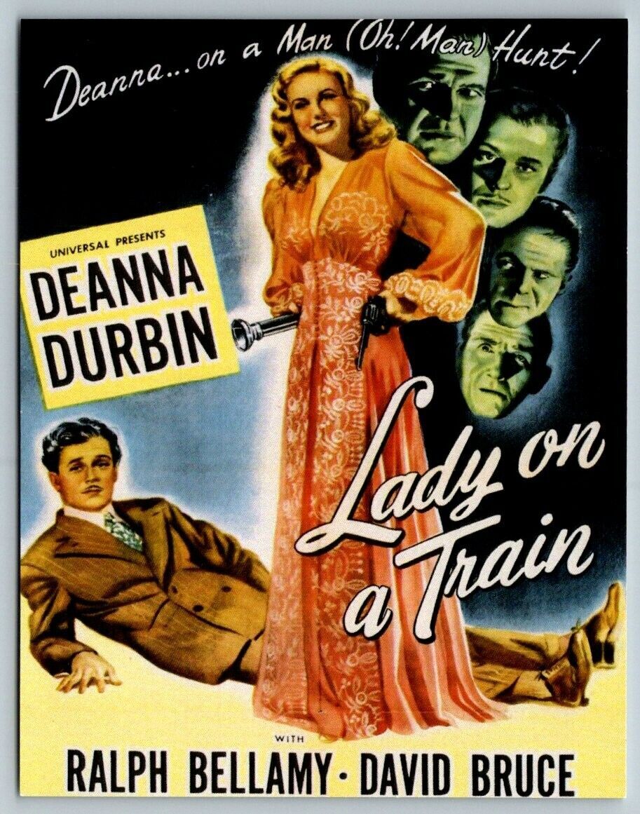 Lady on a Train Deanna Durbin Replica Poster Postcard | Other ...