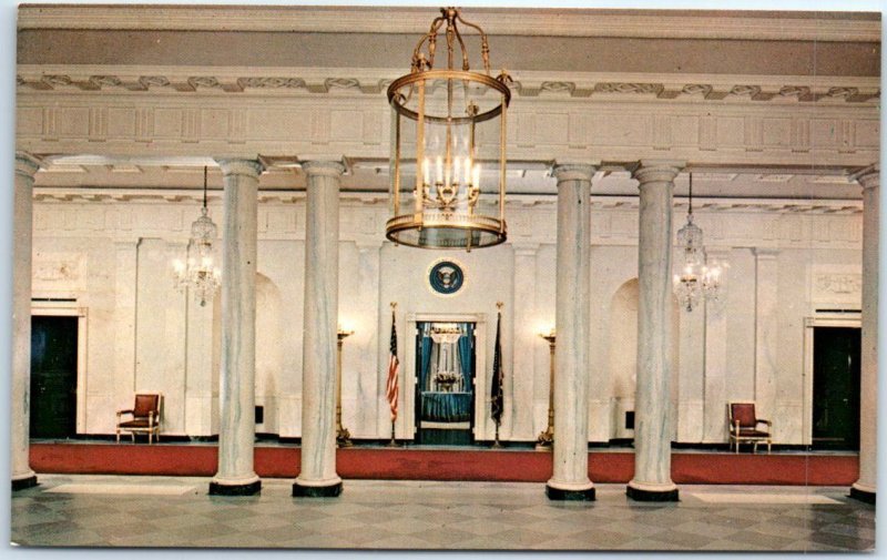 Postcard - The Entrance Hall, The White House, Washington, D. C ...