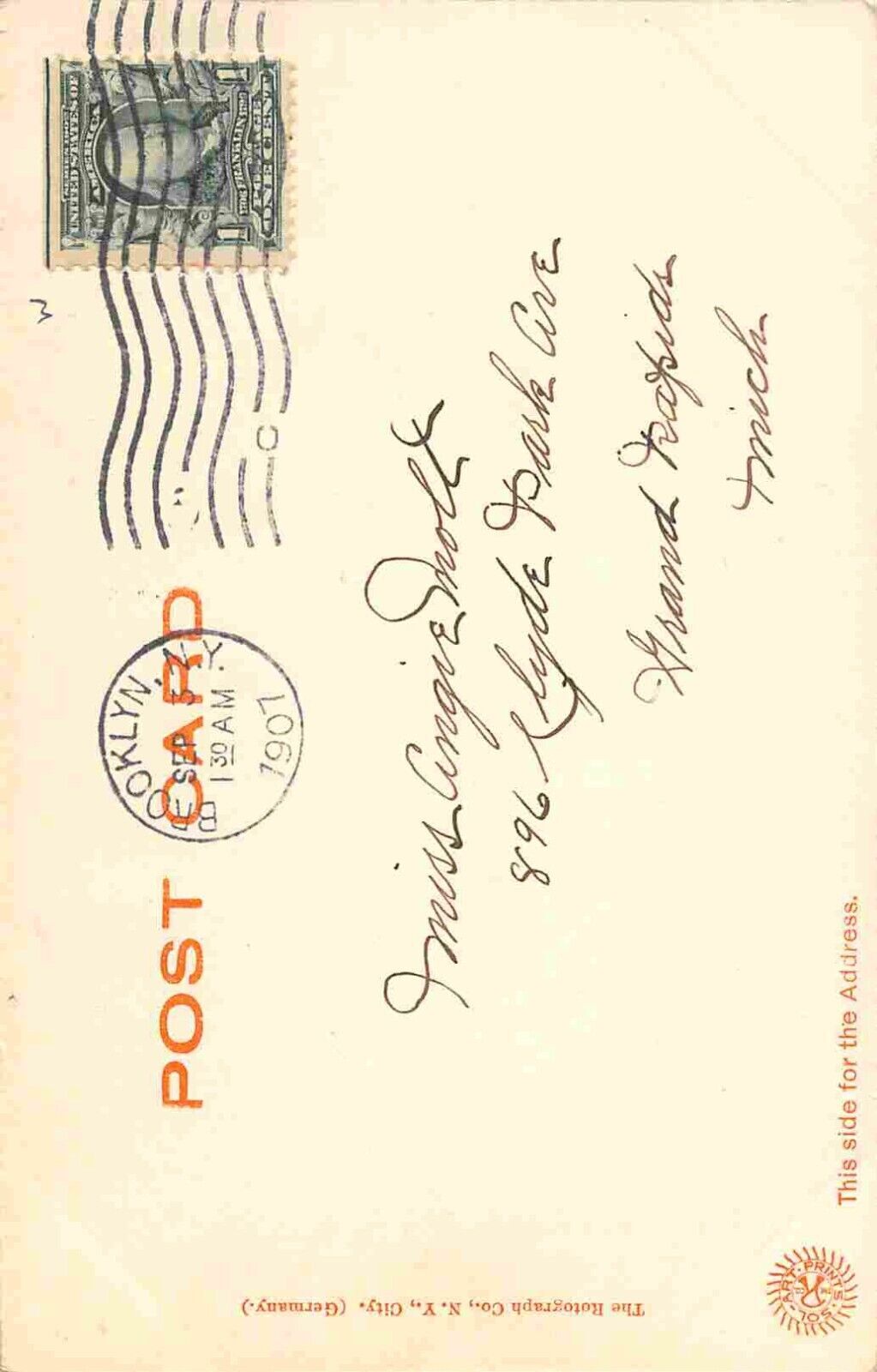 Waldorf Astoria Hotel New York City 1907 Rotograph postcard | United ...