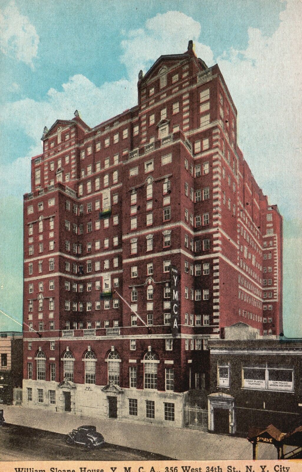 Vintage Postcard William Sloane House Hospitality Y.M.C.A. Branch New ...