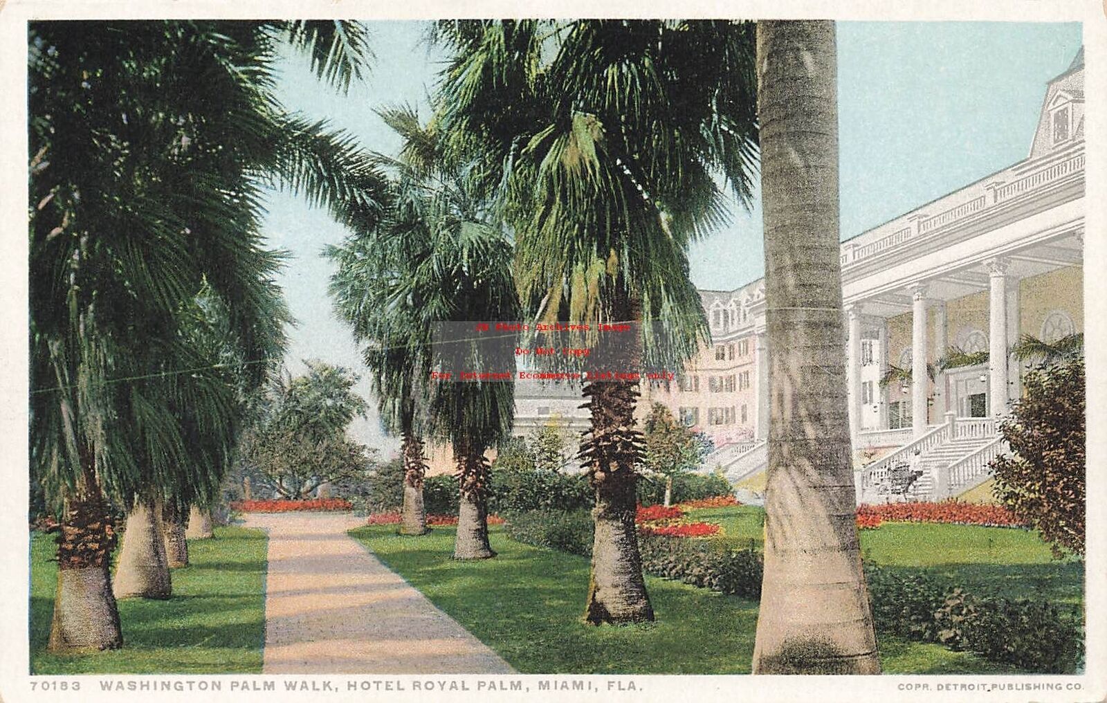 FL, Miami, Florida, Royal Palm Hotel, Washington Palm Walk, Detroit Pub ...