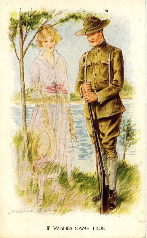 If Wishes Came True… Artist: Archie Gunn (military, lovers) | Topics ...