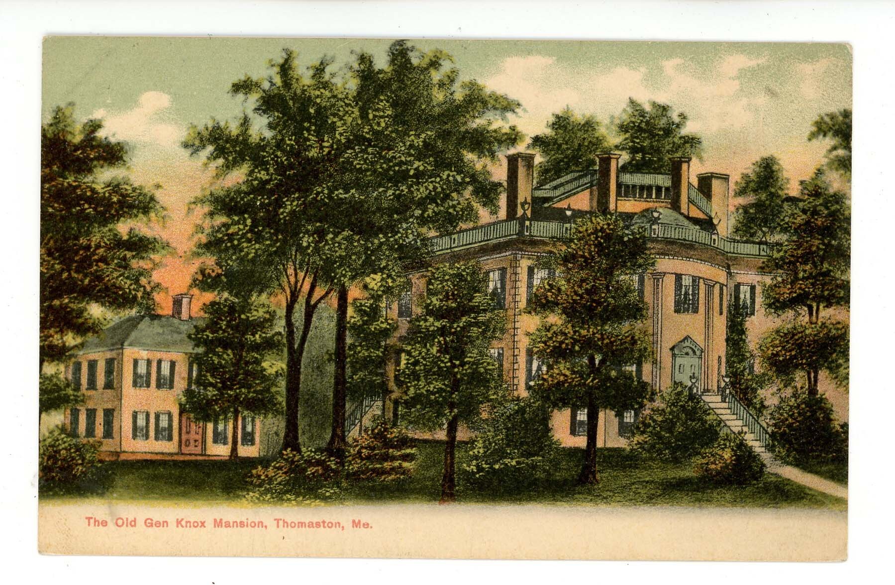 ME - Thomaston. The Original, Old General Knox Mansion, circa 1905 ...