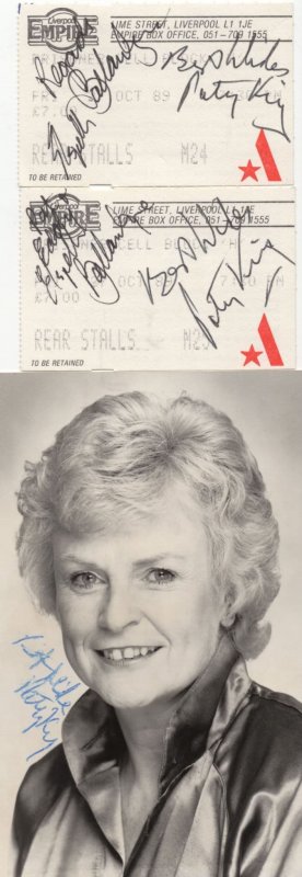 Prisoner Cell Block H Hand Signed Bundle Patsy King 3x Photo Ticket s ...