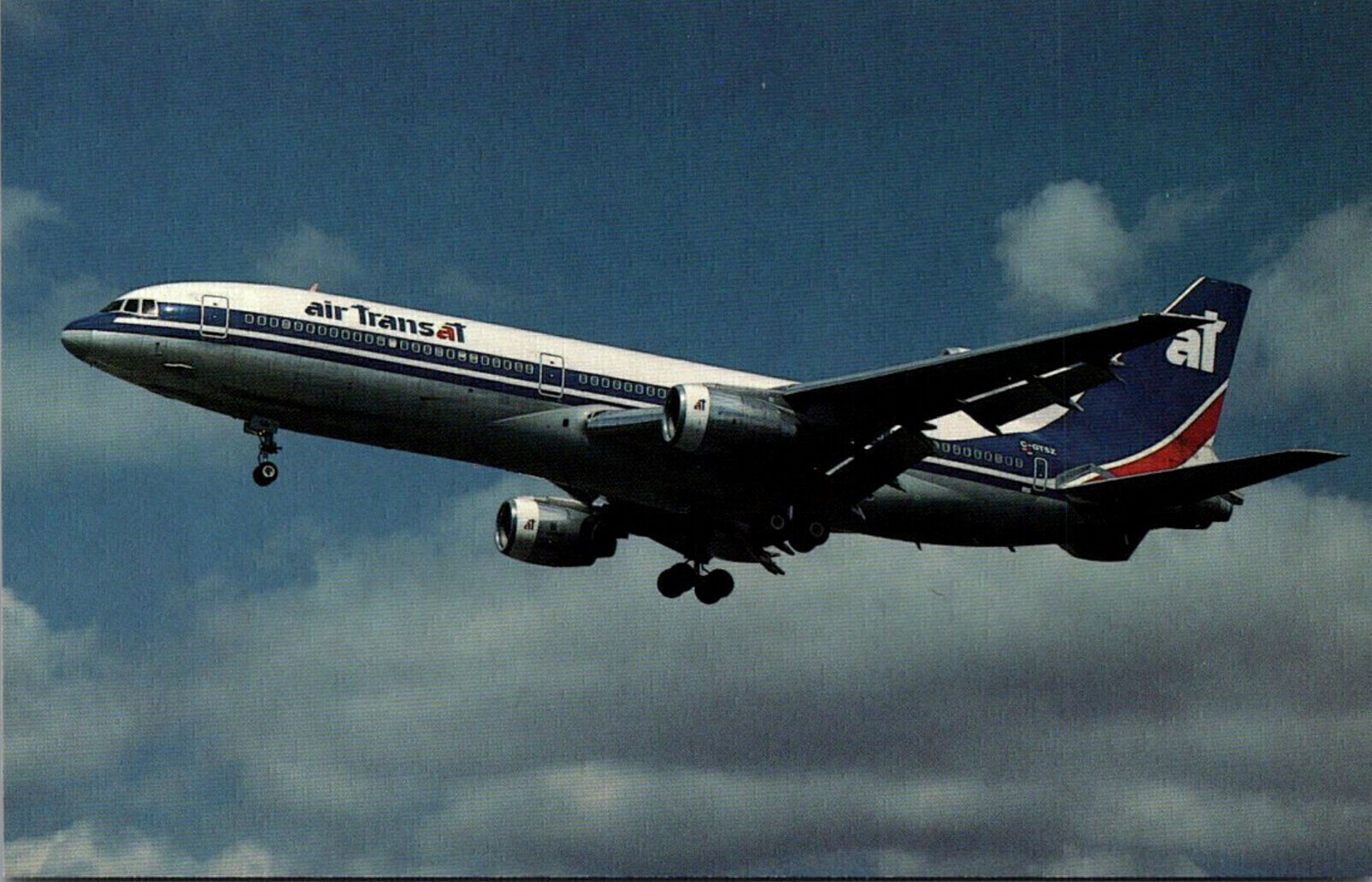 Airplanes Air Transat Lockheed L-1011-100 At London Gatwick Airport ...