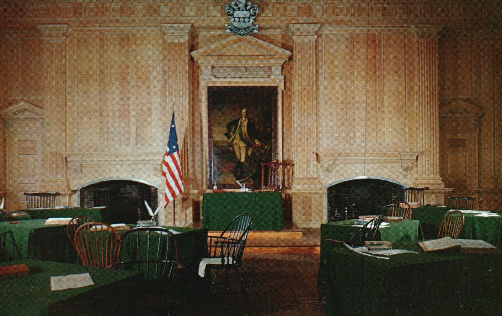 Vintage Postcard Assembly Room of Independence Hall Philadelphia ...