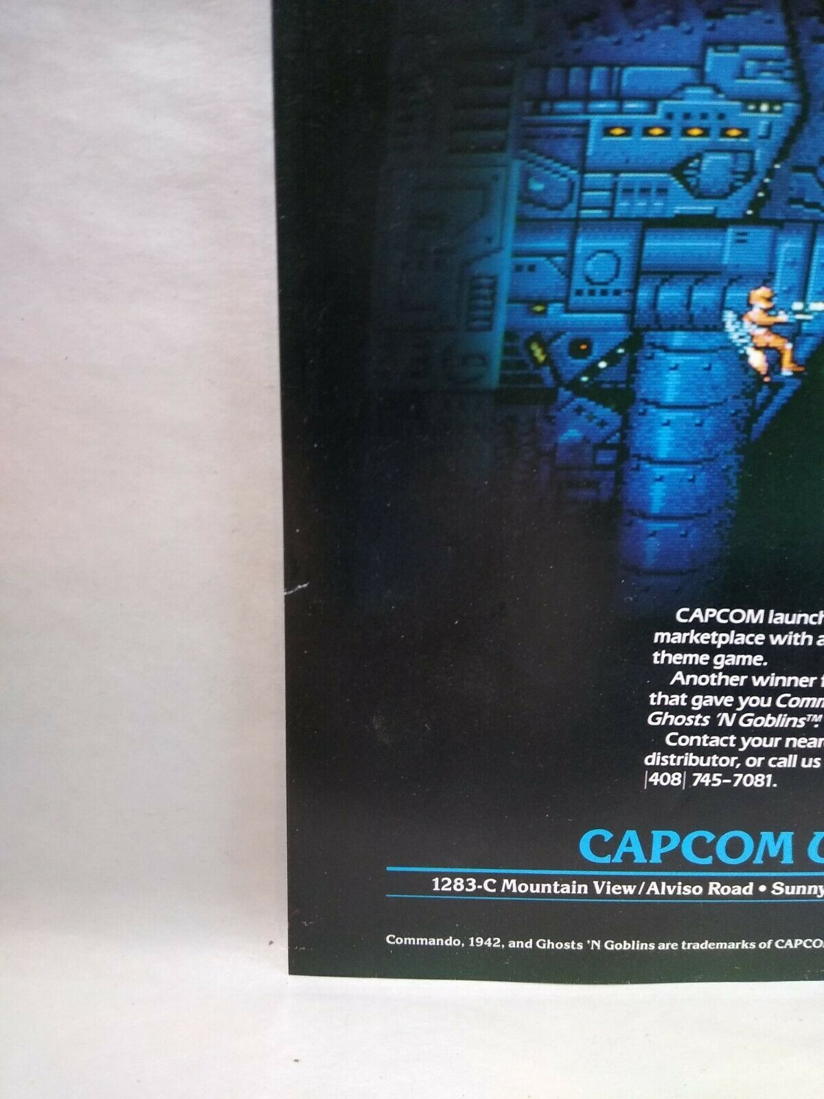 Section Z Video Arcade Game Flyer 1985 Original 8.5" x 11" Vintage ...