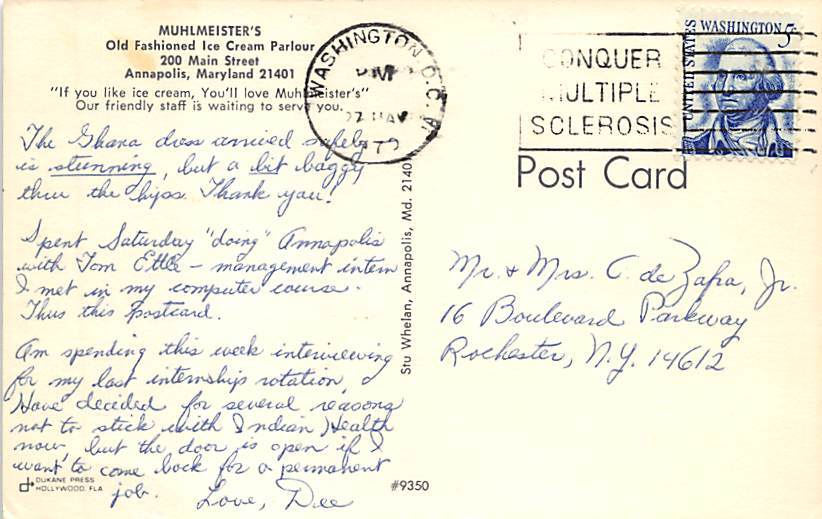 Muhlmeister's Old Fashioned Ice Cream Parlour Annapolis, Maryland MD ...