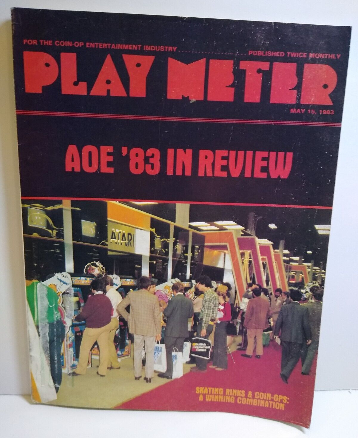 Play Meter Magazine May 1983 Pinball & Arcade Ads Soccer Kings Mappy ...