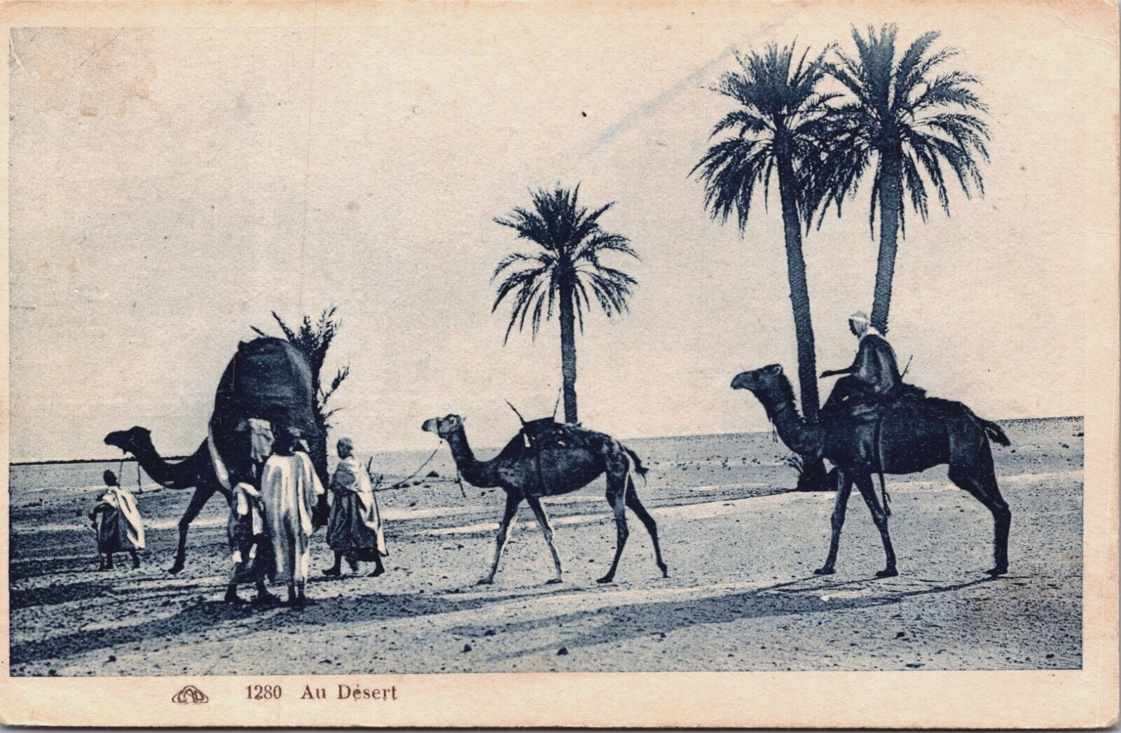 Algeria Scenes Et Types au Desert Vintage Postcard C163 | Africa ...