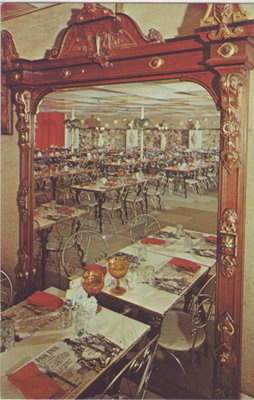 Urbana MD - reflected interior of THE PEACOCK ROOM at Peter Pan Inn ...