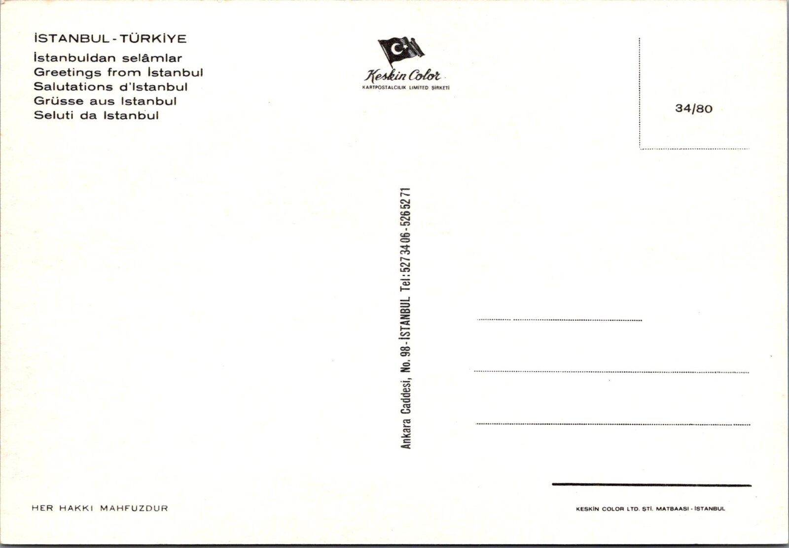 Turkey Postcard -Istanbul, Taksim Abidesi, Kiz Kulesi, Sultanahmet ...