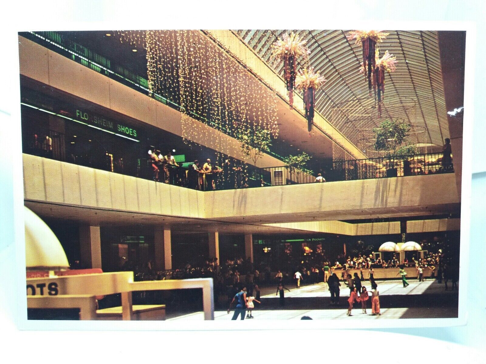 The Ice Skating Rink The Galleria Post Oak Complex Houston Texas Vtg ...