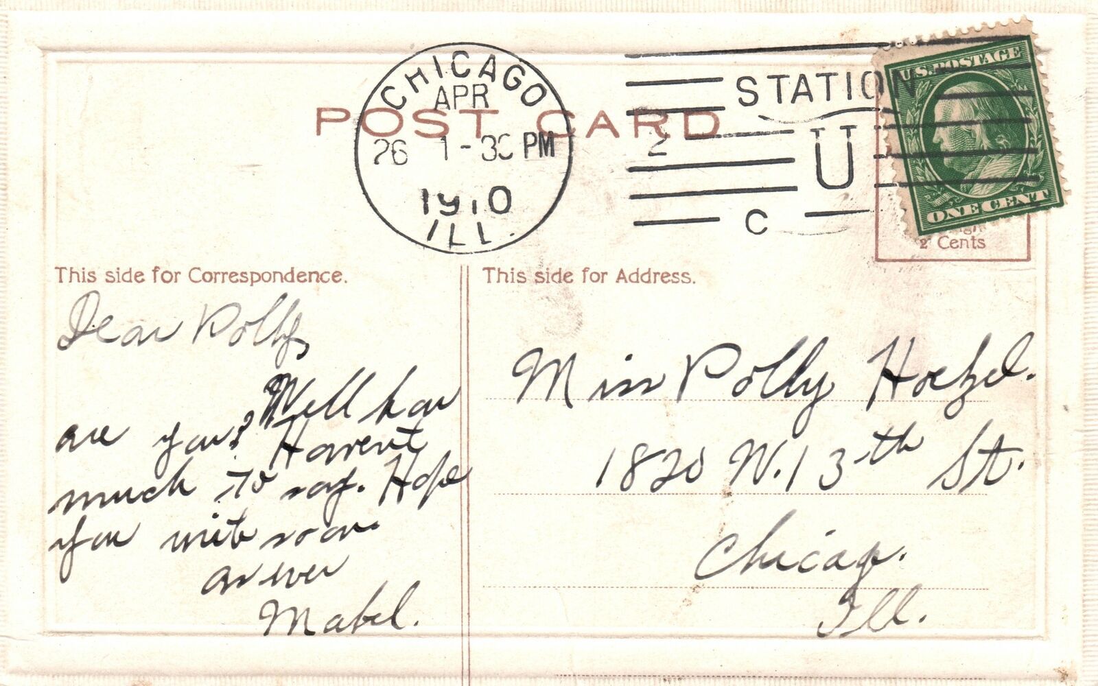 Vintage Postcard 1910's Couple Lovers Caught Up In Their Sweet Moments ...