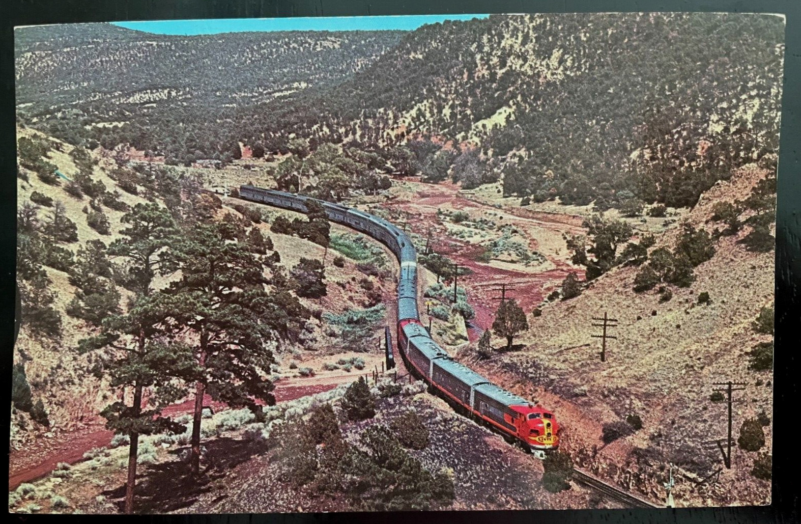 Vintage Postcard 1950's Santa Fe Railway, El Capitan | United States ...