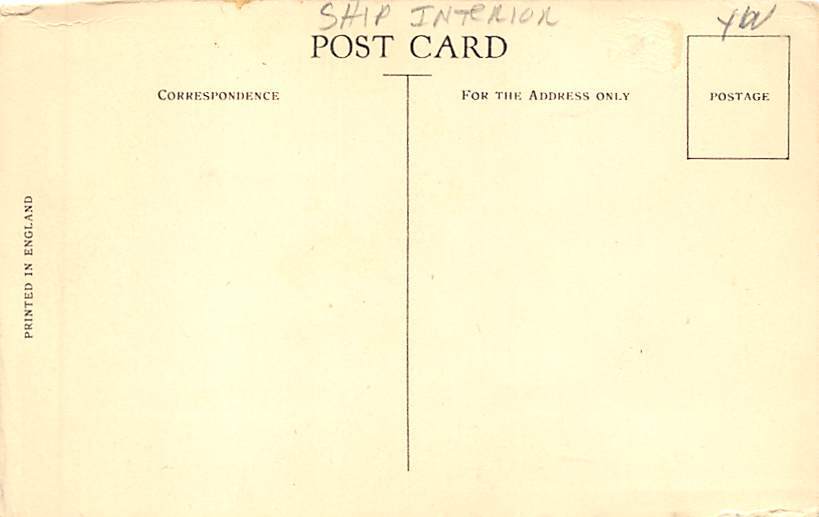 RMS Samaria Dining Room Cunard Line Ship Unused | Topics - Other ...