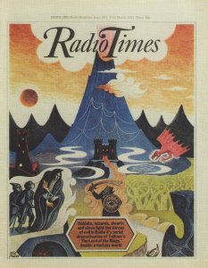 Lord Of The Rings 1981 Radio Times BBC Magazine Postcard | Topics - QSL ...