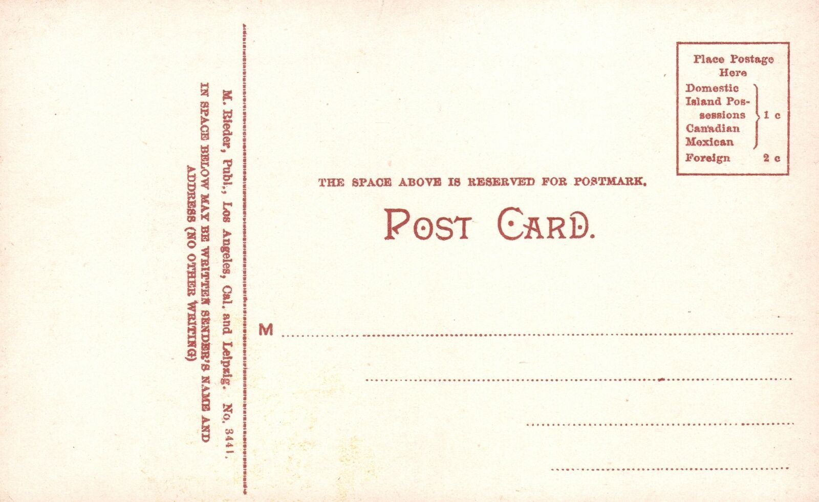 Vintage Postcard 1910's View of Beautiful Giant Oak Trees In California ...