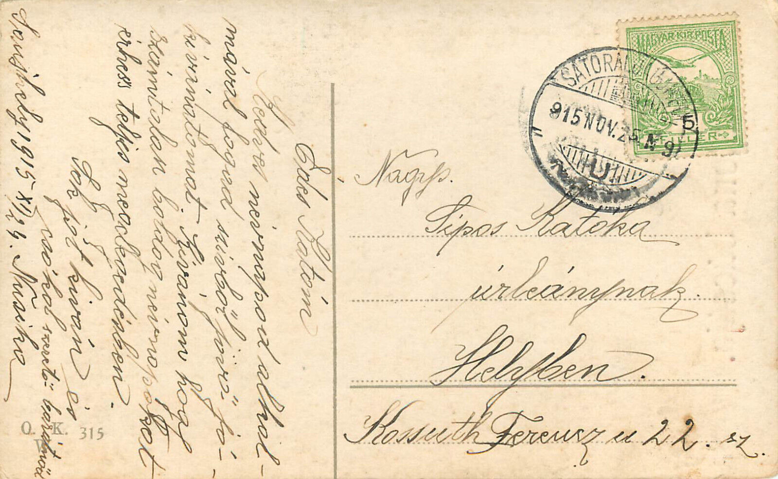 Hungarian WWI A Soldiers Farewell A Katona Buscuja Hungarian Happy ...