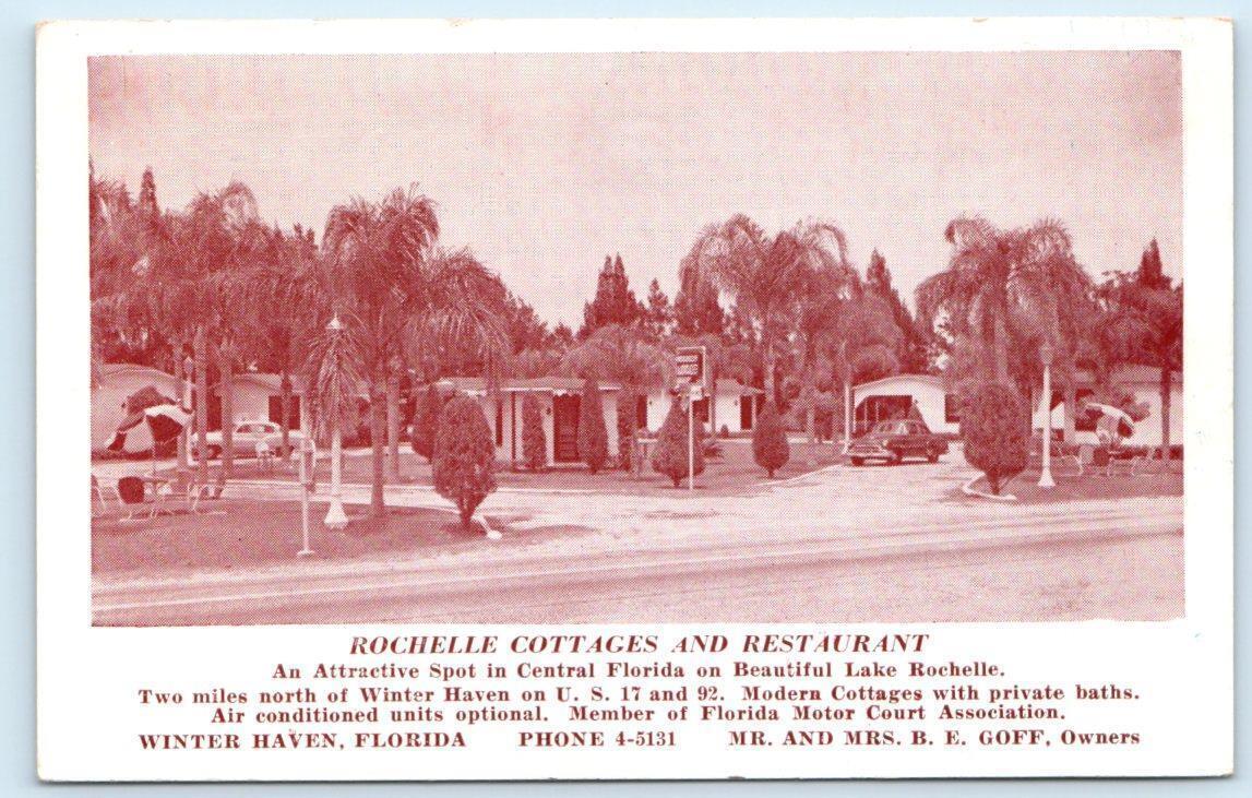 WINTER HAVEN, FL ~ Roadside ROCHELLE COTTAGES Restaurant Lake Rochelle ...