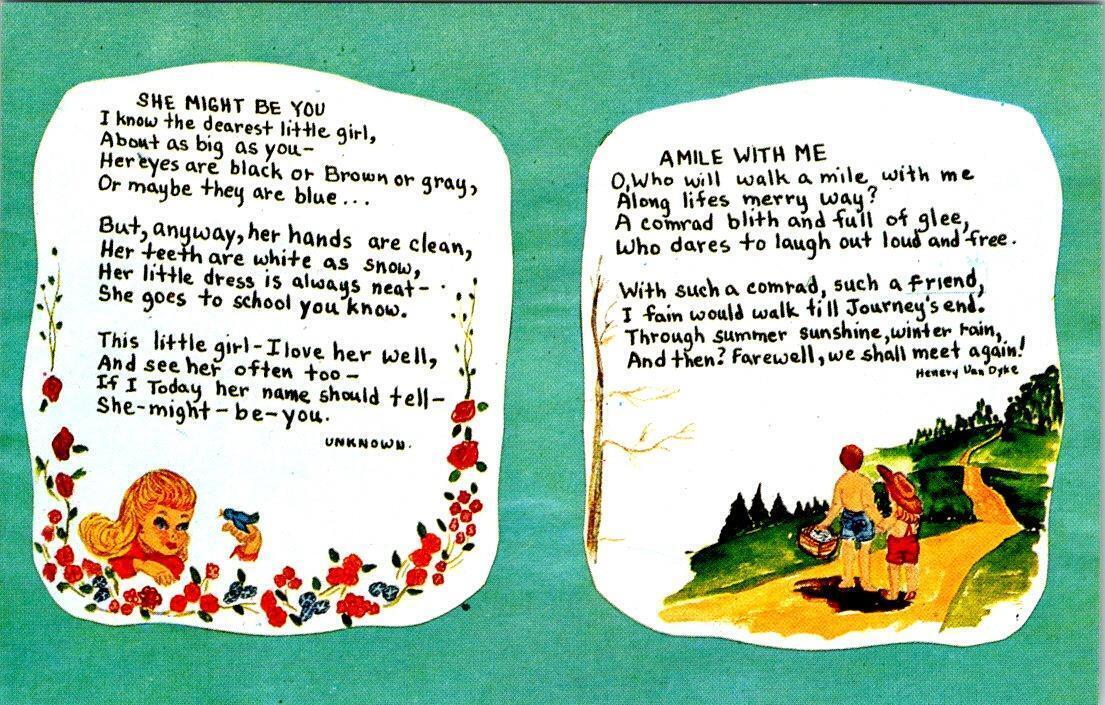 3~Postcards GAYLORD MI Michigan POEMS From The POEM NOOK~Call Of The ...