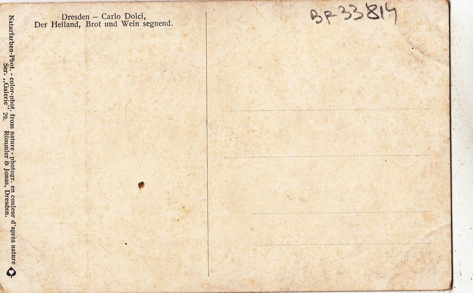 BF33814 carlo doici der heiland brot und wien sege painting art front ...