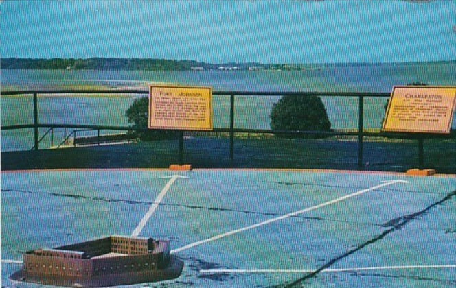 South Carolina Charleston Fort Sumter National Monument Scale Model Of ...