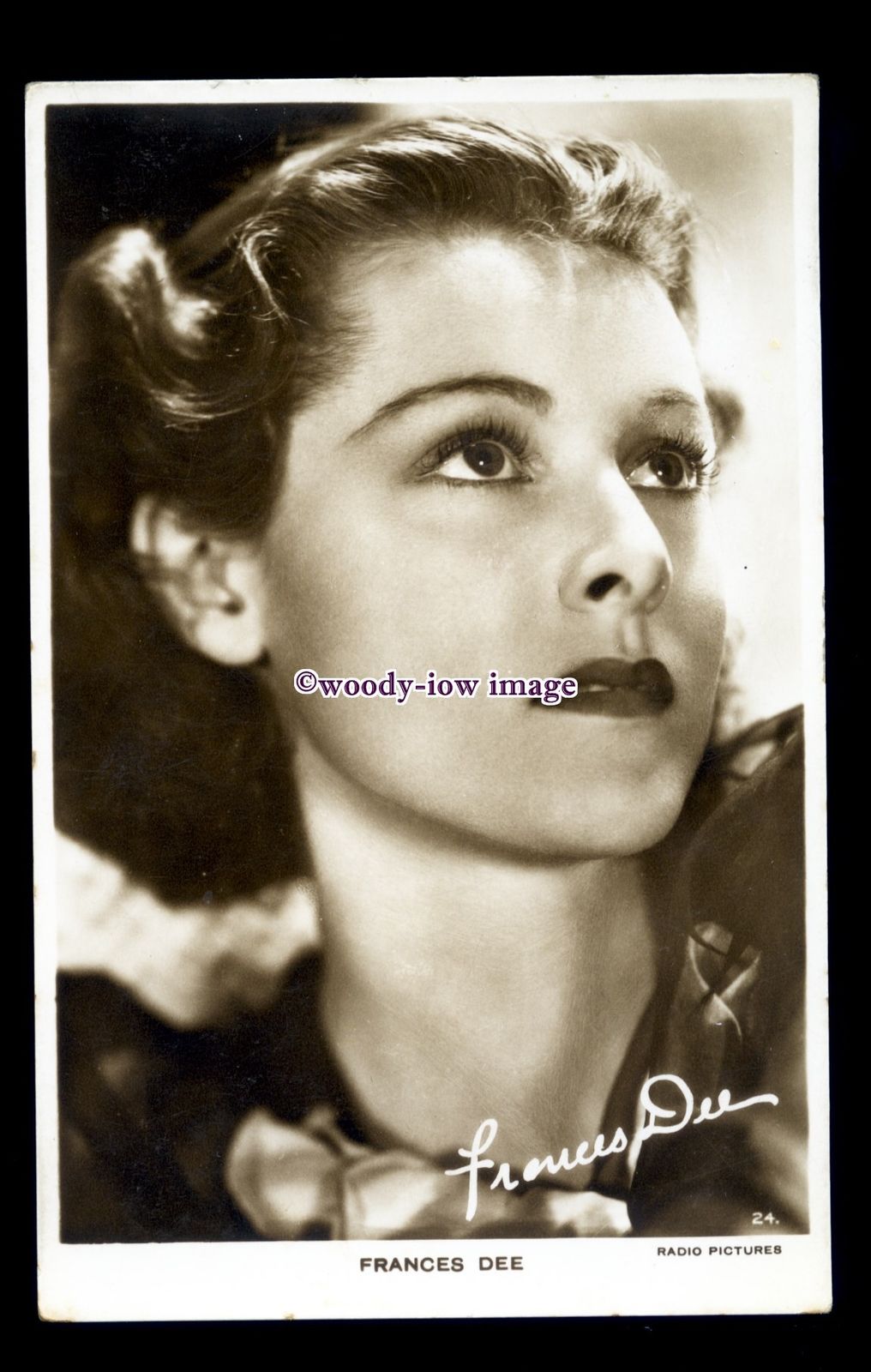 b6244 - Film Actress - Frances Dee, Radio Pictures, No.24 - postcard ...