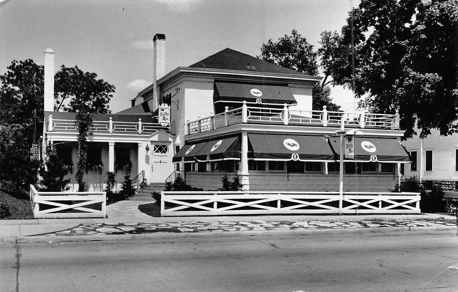 Tally Ho Inn Restaurant Route 12 Park Ridge Illinois 1940 Real Photo ...