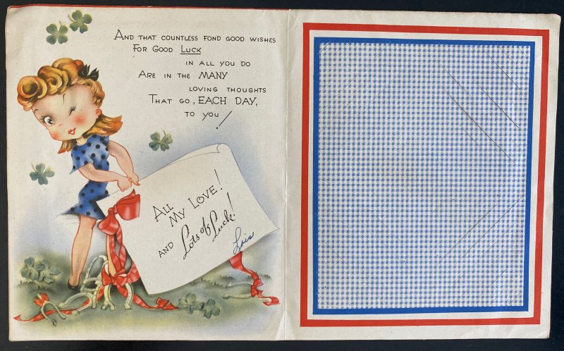 England British Royal Air Force Good Luck Wishes Card Military | Europe ...