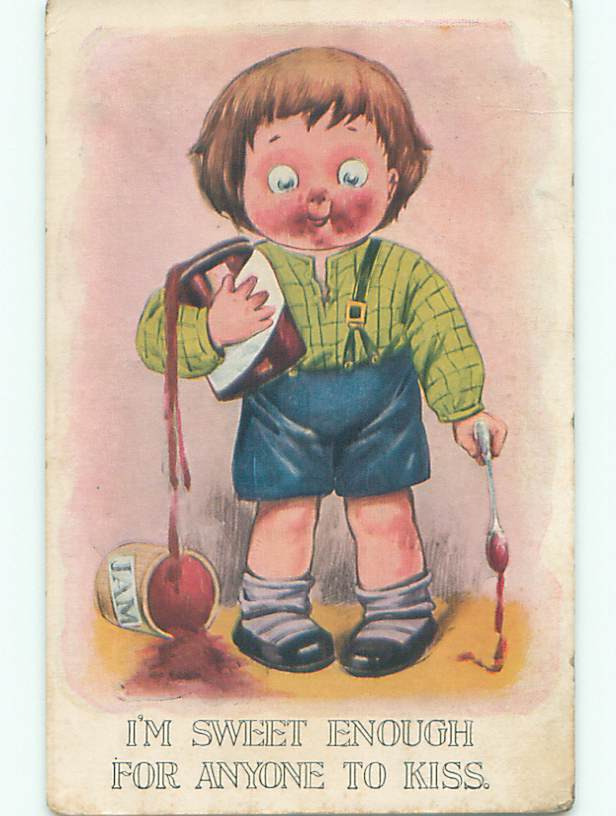 Bamforth BOY Eating JAM From the JAR J3884 | Topics - Holidays ...