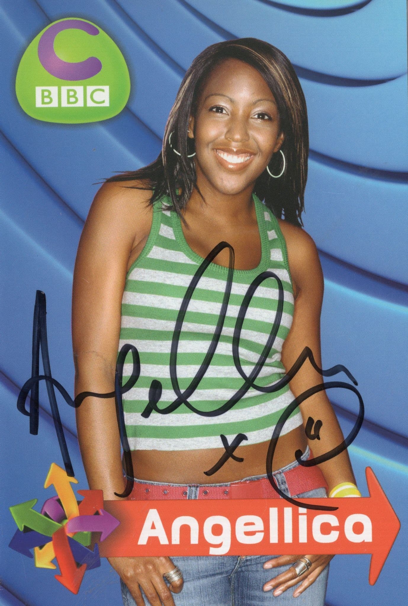 Angelica Bell CBBC Presenter Official BBC Hand Signed Photo | Topics ...
