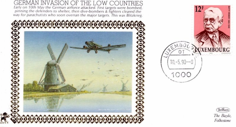 German Invasion Of The Low Countries WW2 Military First Day Cover ...