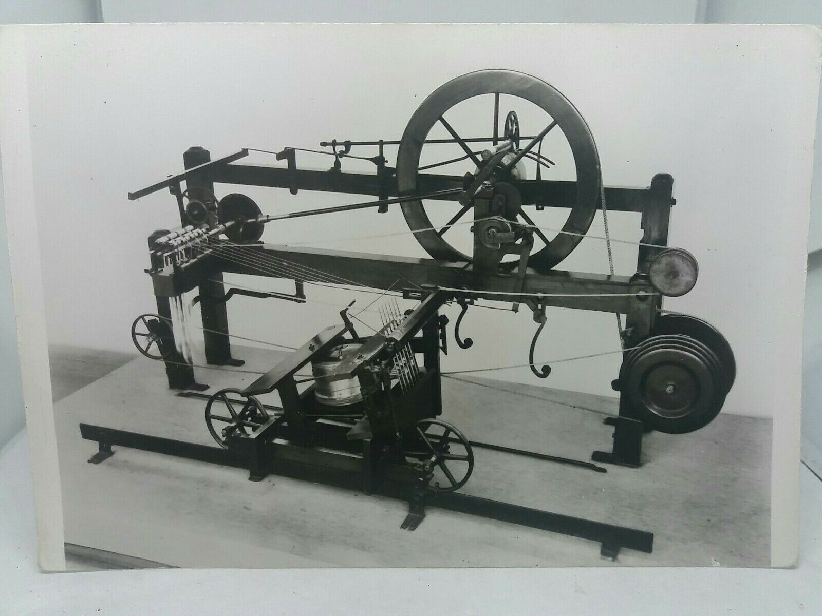 Vintage Postcard Cromptons Mule Spinning Machine RP Science Museum ...