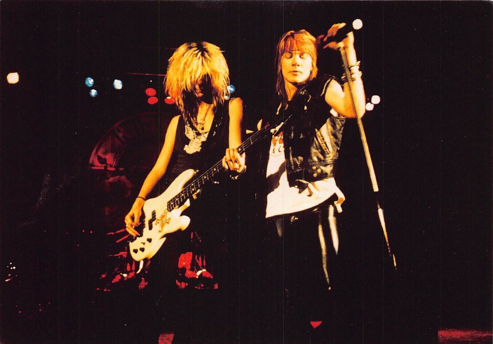 L290 Music Band Rock Guns N' Roses Axl Rose Duff McKagan postcard ...
