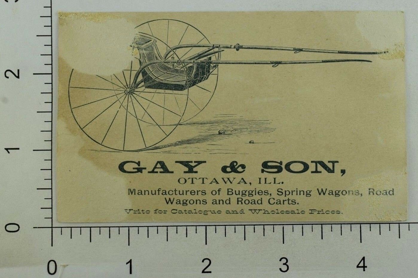 1870's Gay & Son Mfg. Buggies Spring & Road Wagons Children Riding Pig ...