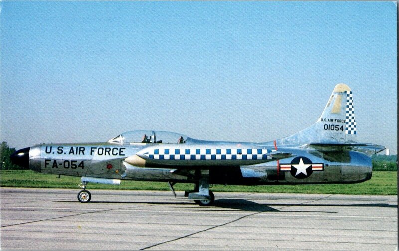 Vintage Aviation Postcard -US Air Force, F-94C Starfire, Cold War era ...