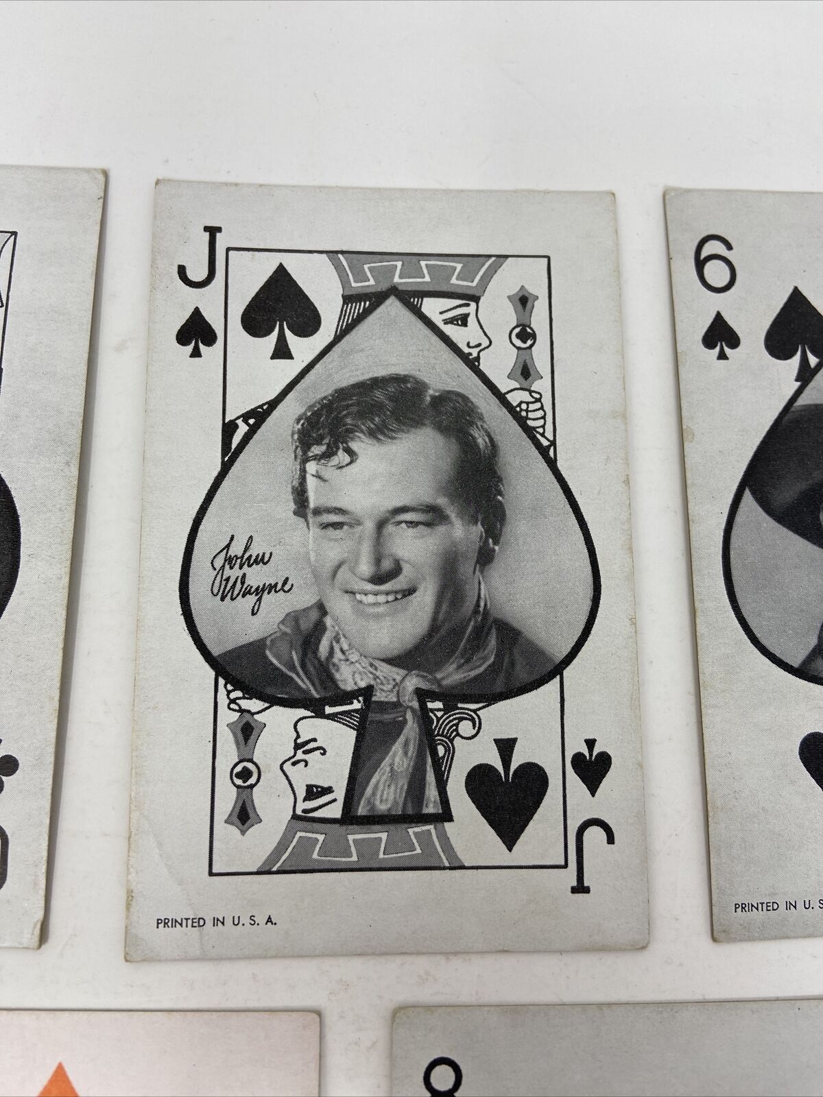 5 Western Aces TV Movie Star Vintage Penny Arcade Cards John Wayne ...