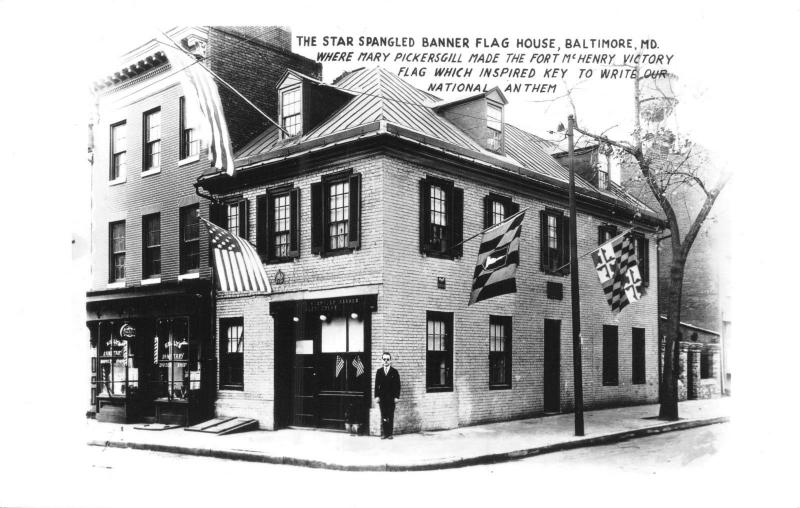 Baltimore Md~Star Spangled Banner Flag House-National Anthem~Photo ...