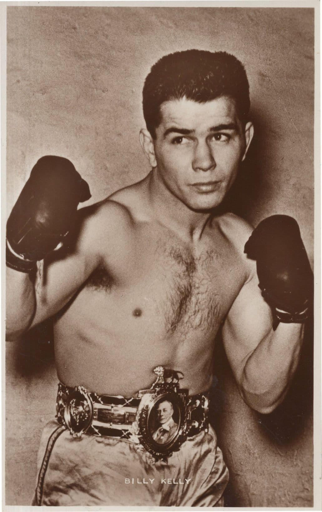 Billy Kelly Irish Boxing Featherweight 1954 Champion Old Postcard ...