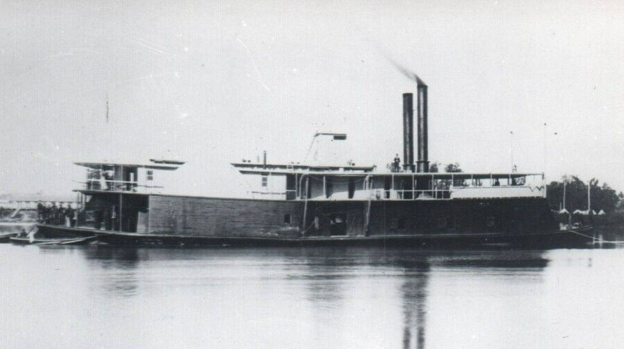 USS General Grant RPPC Photo Postcard US Union Navy Civil War Gunboat ...