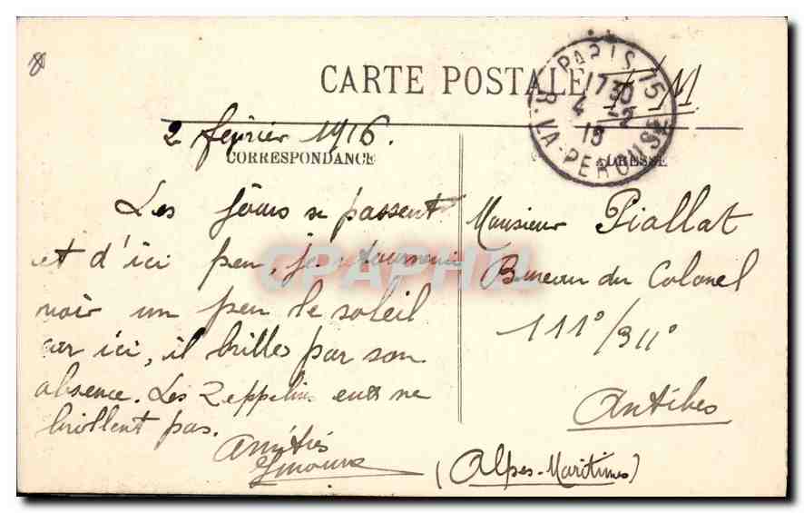 Postcard The Old Paris Facade of Notre Dame | Europe - France - Ile-de ...